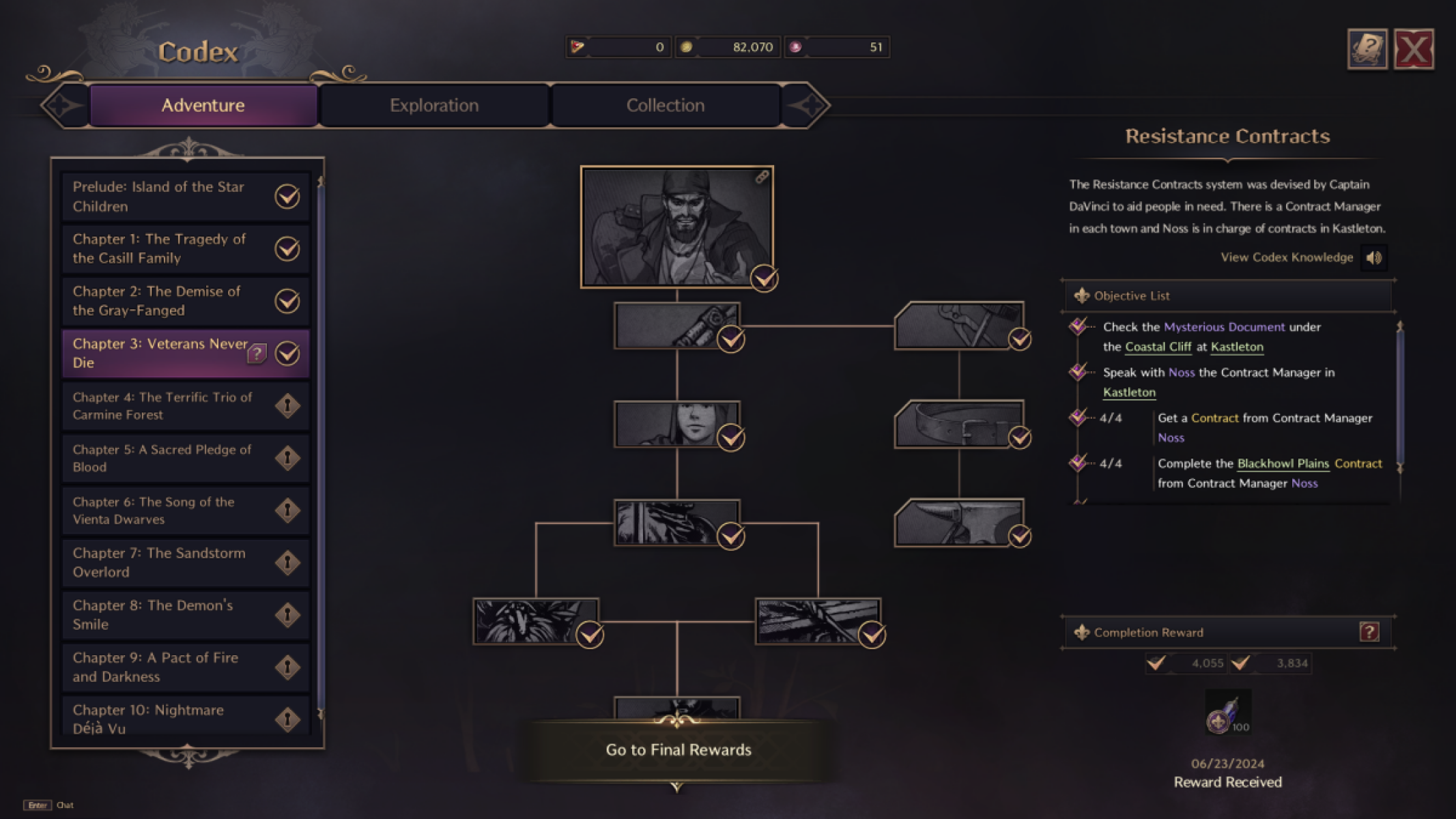 Resistance Contracts Quest Chapter 3 - Throne and Liberty